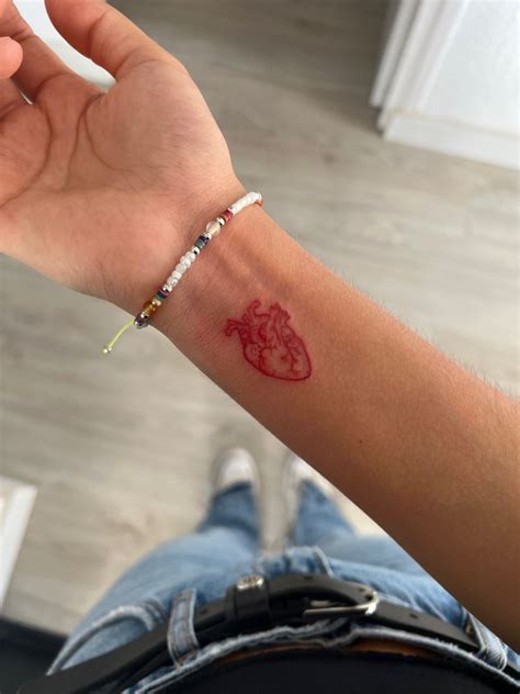 Tattoo Heart Tatuajes De Corazones Rojos Tatuaje De Dos Corazones