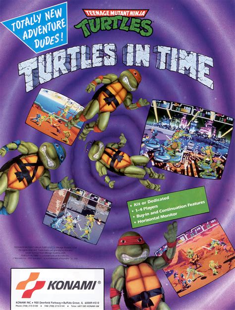 File Tmnt Turtles In Time Arcade Flyer  — Strategywiki Strategy