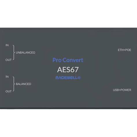 ממיר אודיו דיגיטלי Pro Convert Aes67 Streaming Store ממיר אודיו דיגיטלי Pro Convert Aes67 Streaming Store