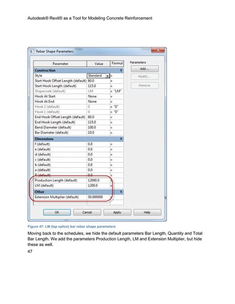 Autodesk Revit Structuretool For Modeling Concrete Reinforcement PDF