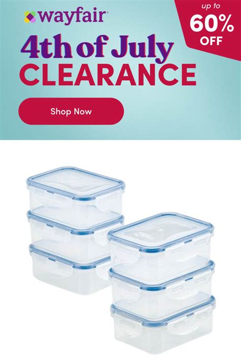 Locknlock Easy Essentials Assorted Rectangular Food Storage Container