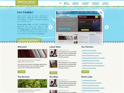 Download Free Htmlcss Template Wcsst 52 Free Html Templates Free