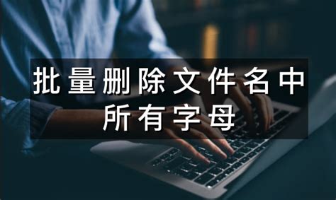 批量删除文件名中的字母 光速批量重命名软件 批量删除文件名中的字母 光速批量重命名软件