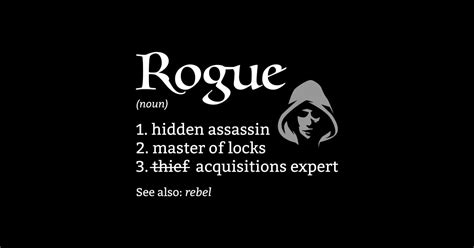 Dandd Rogue Class Definition Rogue Class Sticker Teepublic
