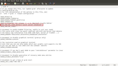 Παράμετροι στον Grub Πως τις θέτουμε τι εξυπηρετούν Nicktux