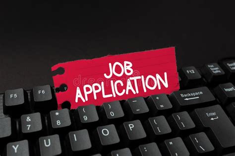 Conceptual Caption Job Application Business Idea The Standard Business