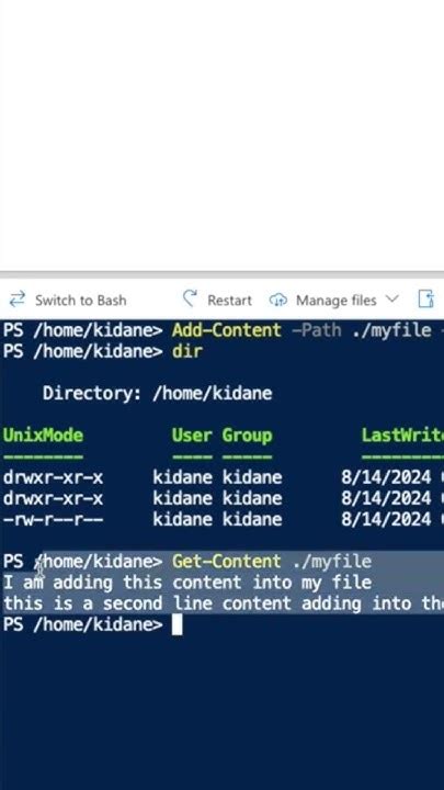 Show Contents Of A File Using Powershell Windows Microsoft Tutorial Powershell Youtube