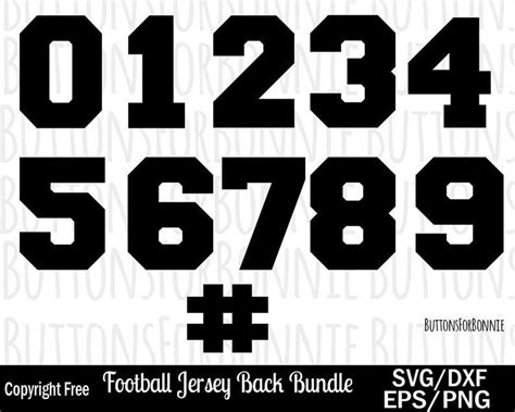 Free Cricut Font For Jersey Numbers Every Font Is Free To Download