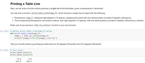 Solved Preparation Temperature Conversion Function First