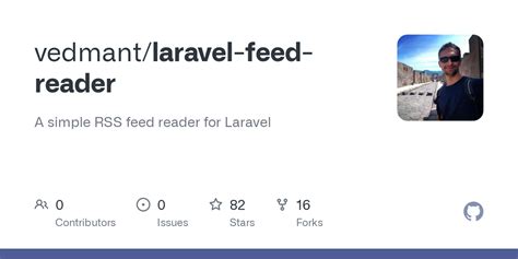 Github Vedmantlaravel Feed Reader A Simple Rss Feed Reader For Laravel