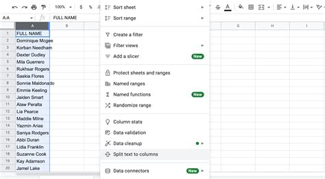 How To Split First And Last Name In Google Sheets Easiest Way
