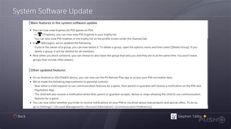 PS Firmware Update Launches Alongside New PS System Software Push Square