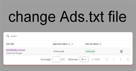 How To Change Ads Txt File On Blogger Website