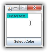 Swing How To Set Color For Selected Text In Java Stack Overflow