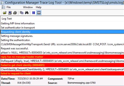 Manually Set Date And Time To Fix Sccm Task Sequence Error 80004005 Qs Tech Babble