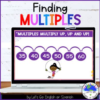 Multiples Factors And Least Common Multiple LCM Lesson PPT Google Slides