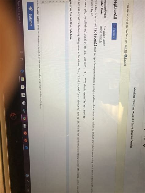 Solved Main Page Exercises → Lab 10 → → Solve An Exercise