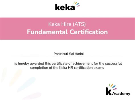 Saiharini Paruchuri On Linkedin Kekaacademy Kekahr