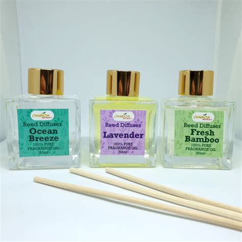 Reed Diffuser 100 Pure Fragrance Oil 50ml Charicia Naturals
