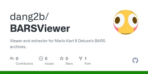 Github Dang2bbarsviewer Viewer And Extractor For Mario Kart 8