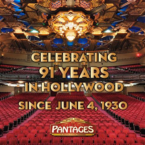 On This Day 91 Years Ago Hollywood Pantages Theatre