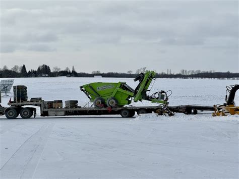 Minto Ag The Schulte Spartan Rwp Rock Windrower Picker Has Arrived