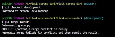 How To Merge The Development Branch Into Master In Git Delft Stack