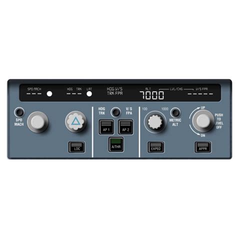 Sticker Airbus 320 A320 Fcu Flight Control Unit Autopilot Control U Gone Flying Store