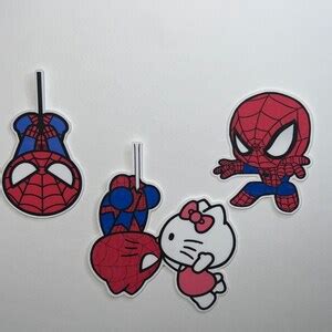 Hello Kitty X Spiderman Etsy