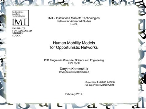 Modeling Human Mobility Pdf
