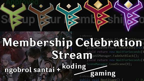 【membership Celebration】ngobrol Santai Sambil Maen Game Koding Youtube