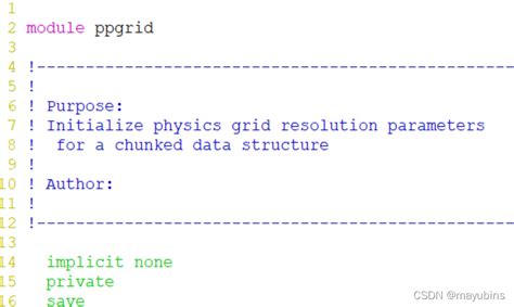 每天看一个fortran文件（1）fortran Use Csdn博客