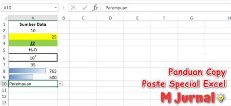 15 Contoh Cara Copy Paste Special Excel Panduan Lengkap M Jurnal