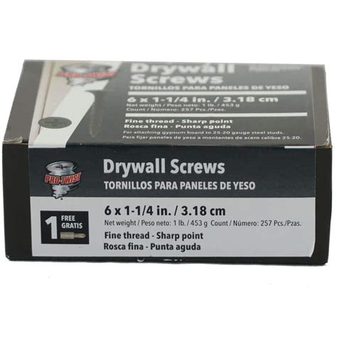 Pro Twist 6 X 1 14 In 2 Phillips Reduced Phosphate Coated Bugle