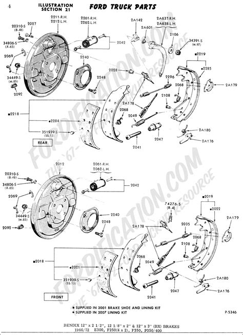 Ford Truck Technical Drawings And Schematics Section B Brake