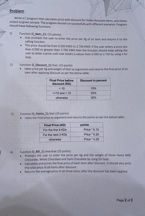 Solved Problem Write A C Program That Calculates Price With