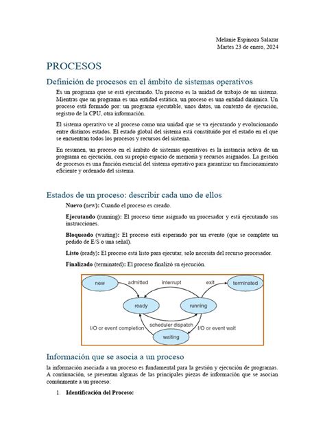 proceso s pdf hilo computación proceso computación