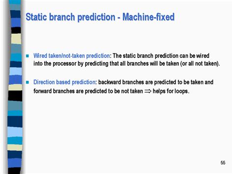 static branch prediction machine fixed