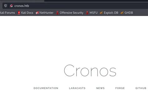 Cronos Hackthebox Writeup Idan Malihi