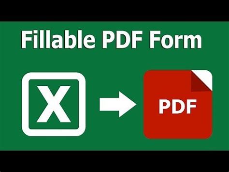 Create Fillable Form Excel