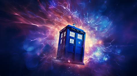 Tardis In Space Background