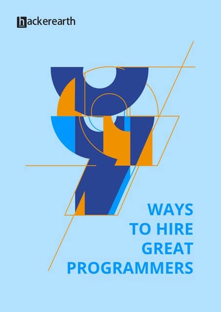 9 Ways To Hire Great Programmers Pdf