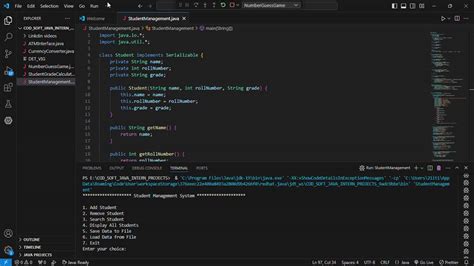 [video] vignesh p on linkedin javaprogramming codsoft javainternship