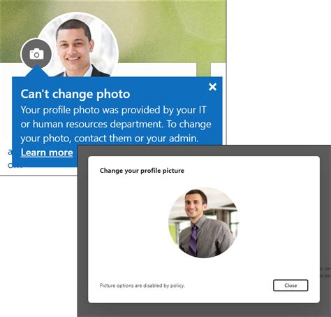 How To Prevent Users From Changing Profile Photos In Microsoft