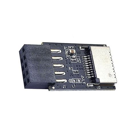 6x Motherboard Usb2 0 9pin To Type C A Key Front Connector Converter Usb3 2 Type E Interface
