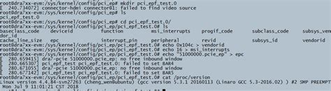Linux Linux Pcie Ep Test Fail Processors Forum Processors Ti E2e