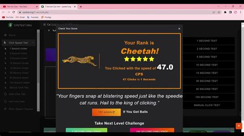 Me Vs Autoclicker Cps Test Youtube