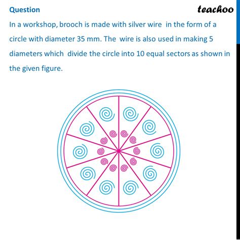 Case Based Mcq Area Related To Circles Class 10 In A Workshop