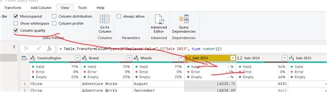 Solved How To Remove Error When Loading Raw Data To Pbi Microsoft Power Bi Community