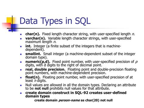 Ppt Structuredsystem Query Language Sql Powerpoint Presentation